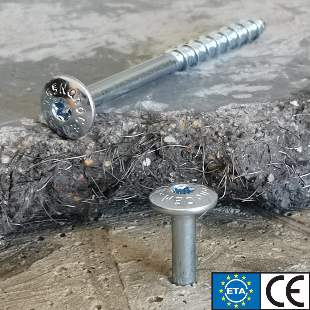 Connecteurs pour le renforcement des planchers en béton, acier et bois